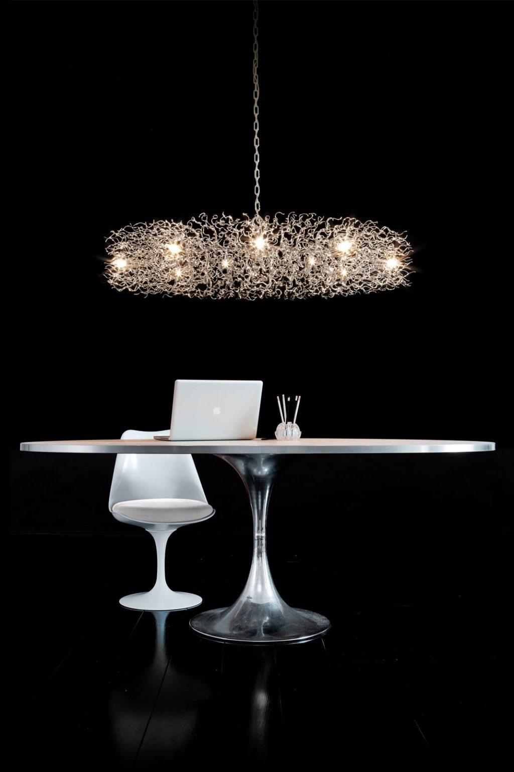 Modern style and light sculptures