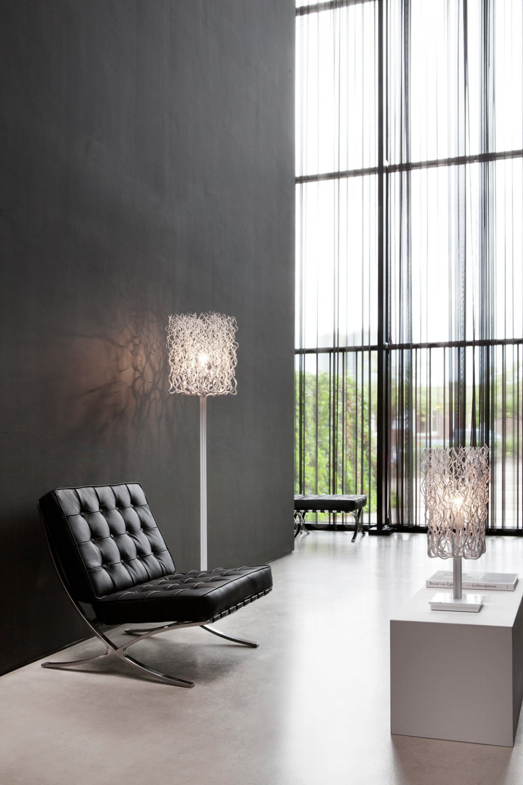 Modern style and light sculptures