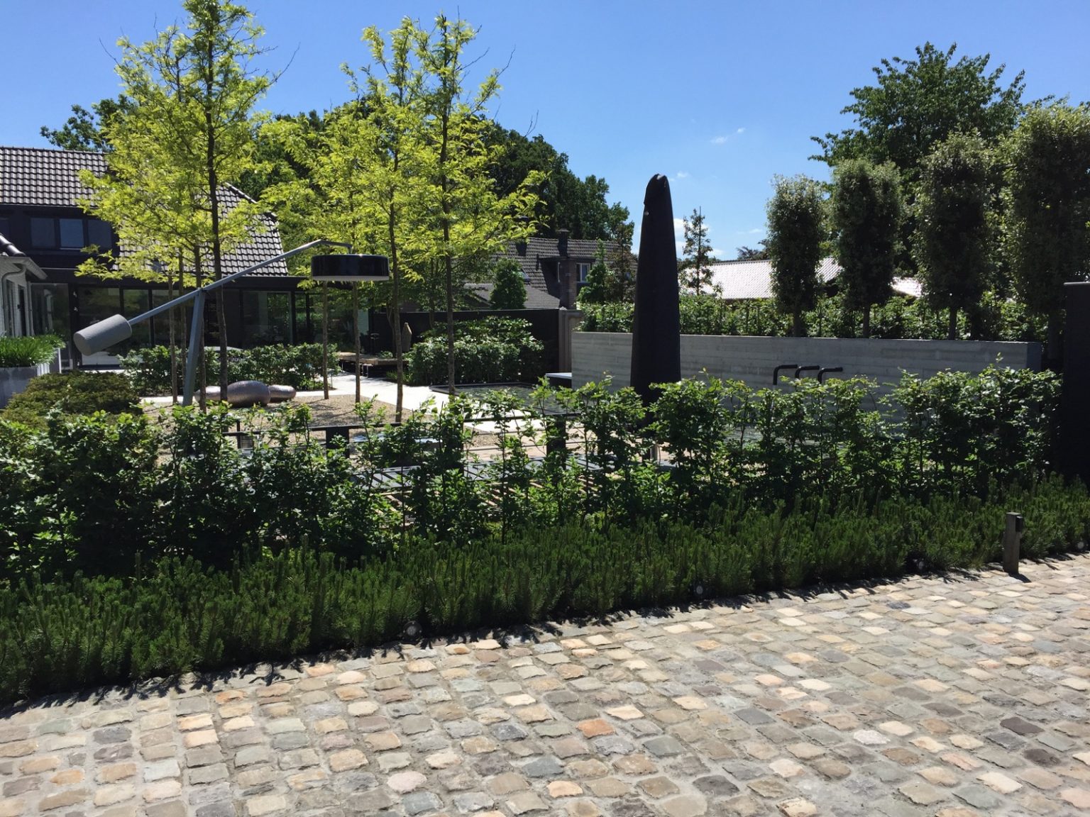 Strakke moderne tuin