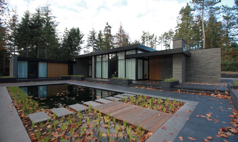 Modern forest villa