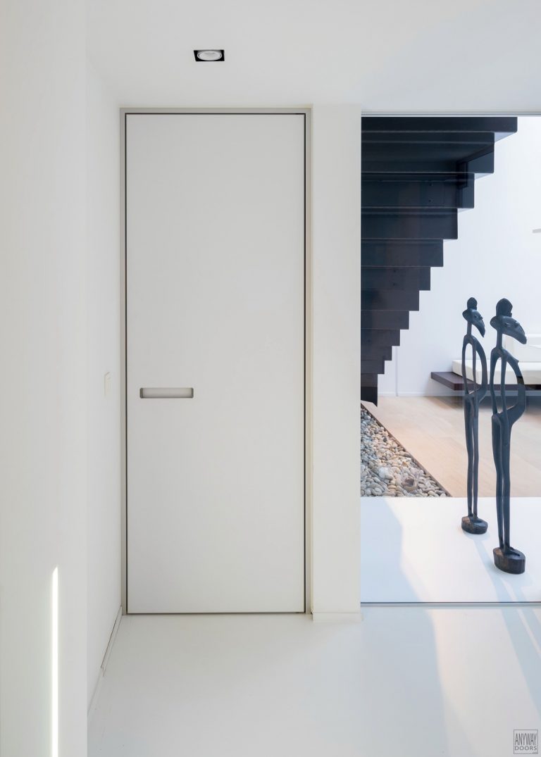 Custom floor-to-ceiling interior doors