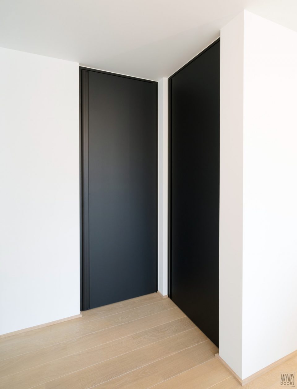 Custom floor-to-ceiling interior doors