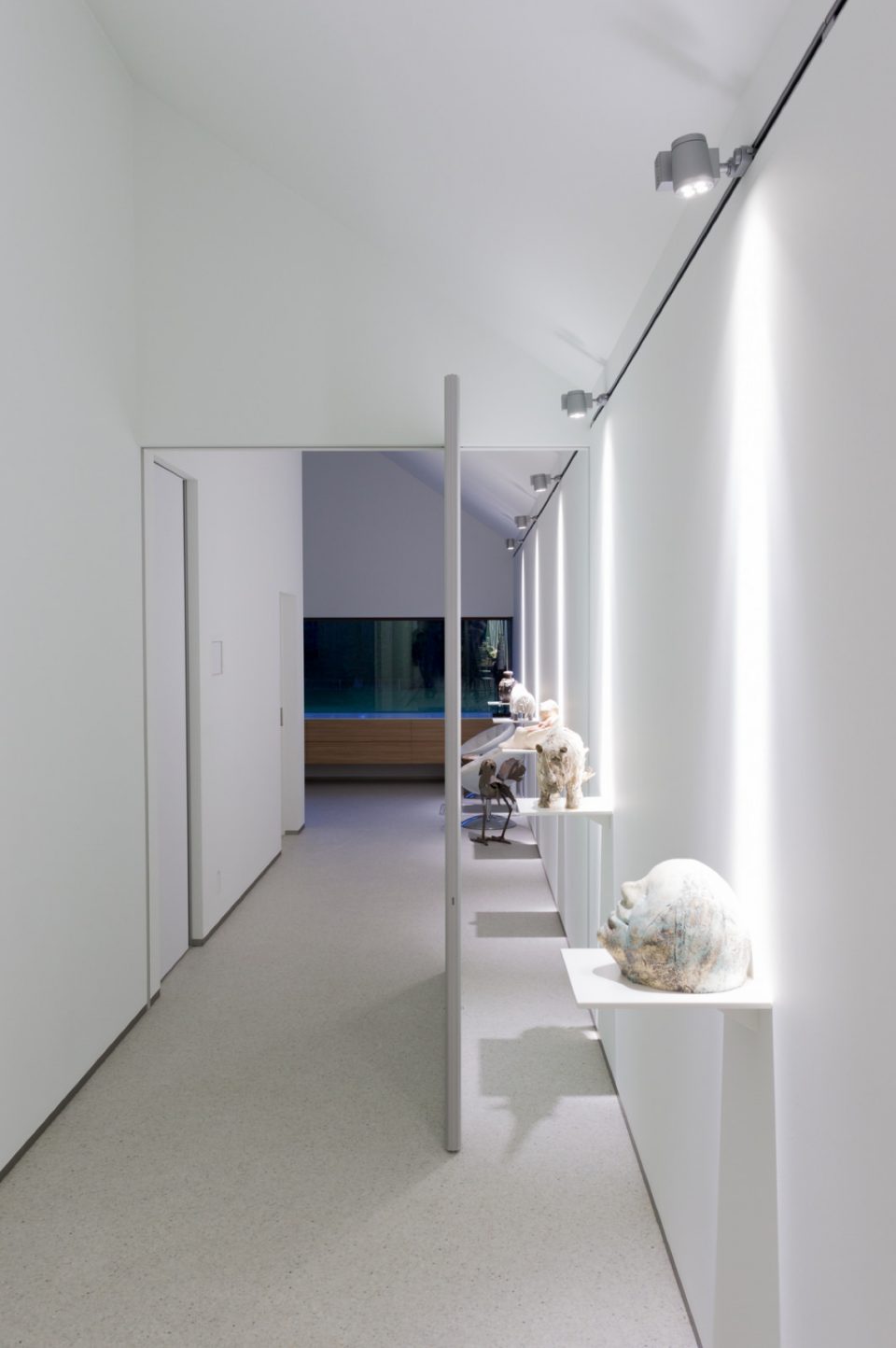 Modern square farmhouse with Dress Wall