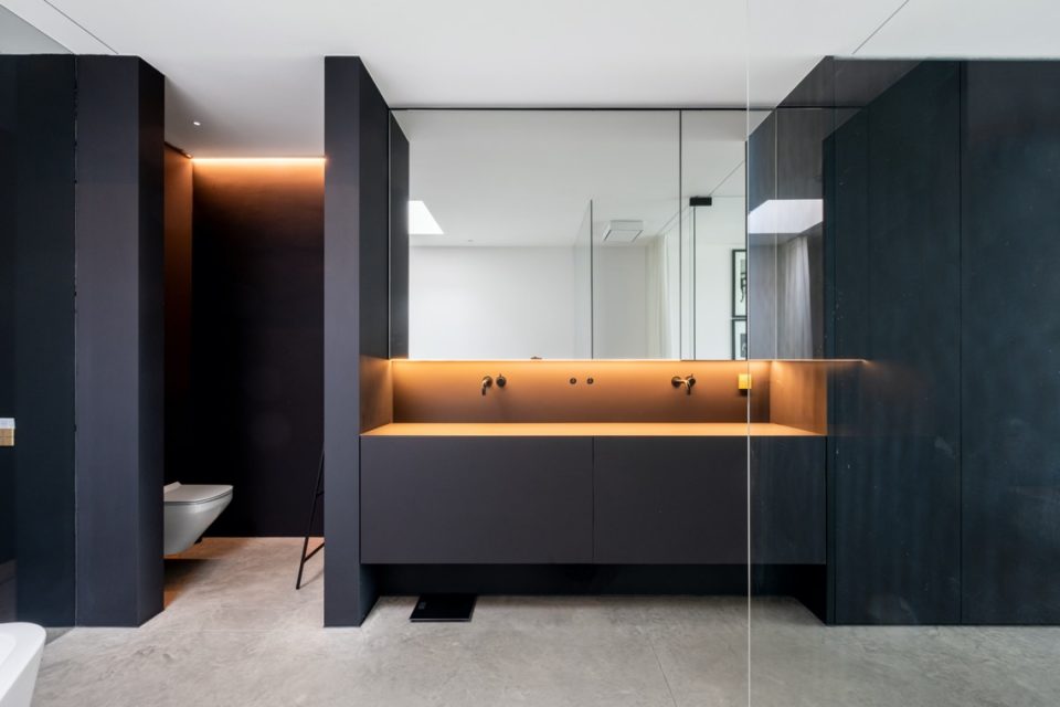 Basalte design home automation in modern villa