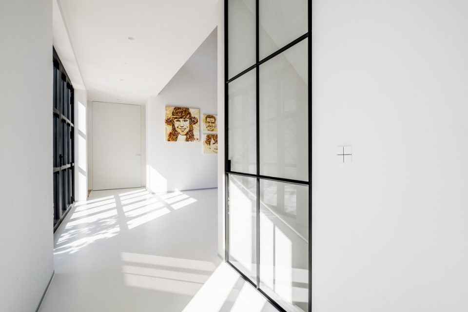 Basalte design home automation in a modern villa in the green outskirts ...