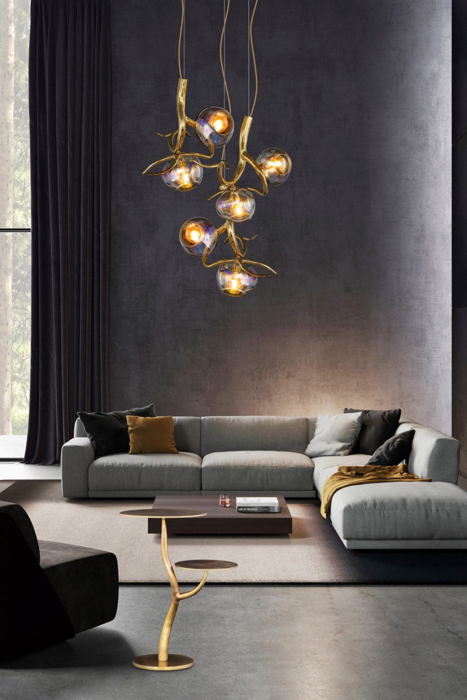 Lichtsculpturen en een moderne stijl