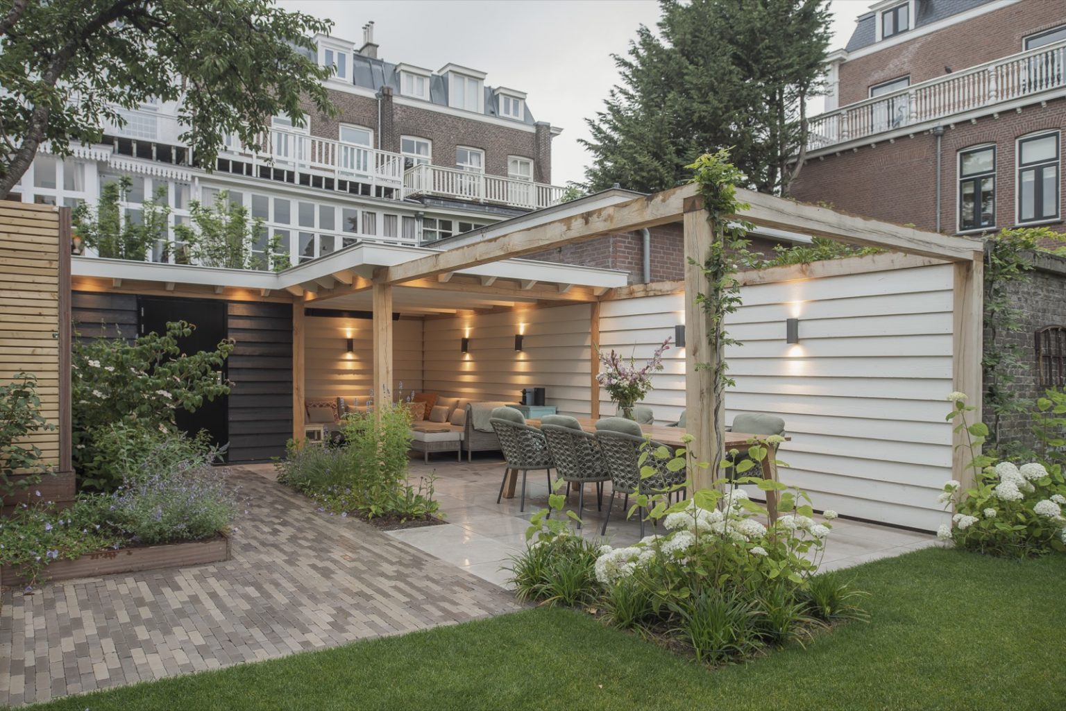 Overkapping met pergola Den Haag