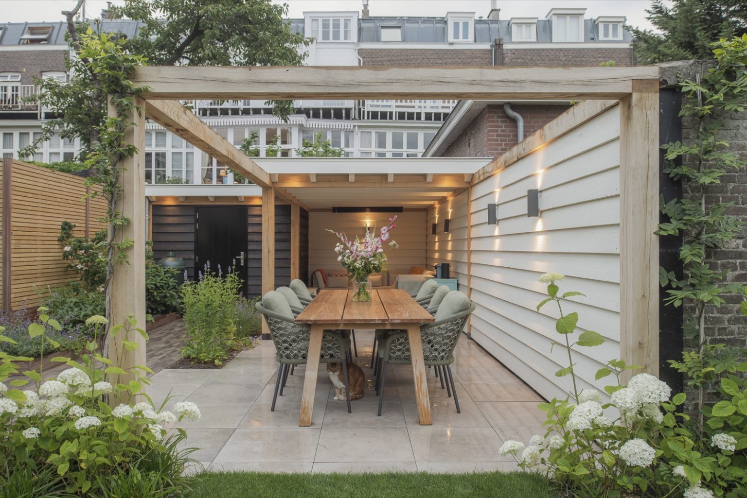 Overkapping met pergola Den Haag