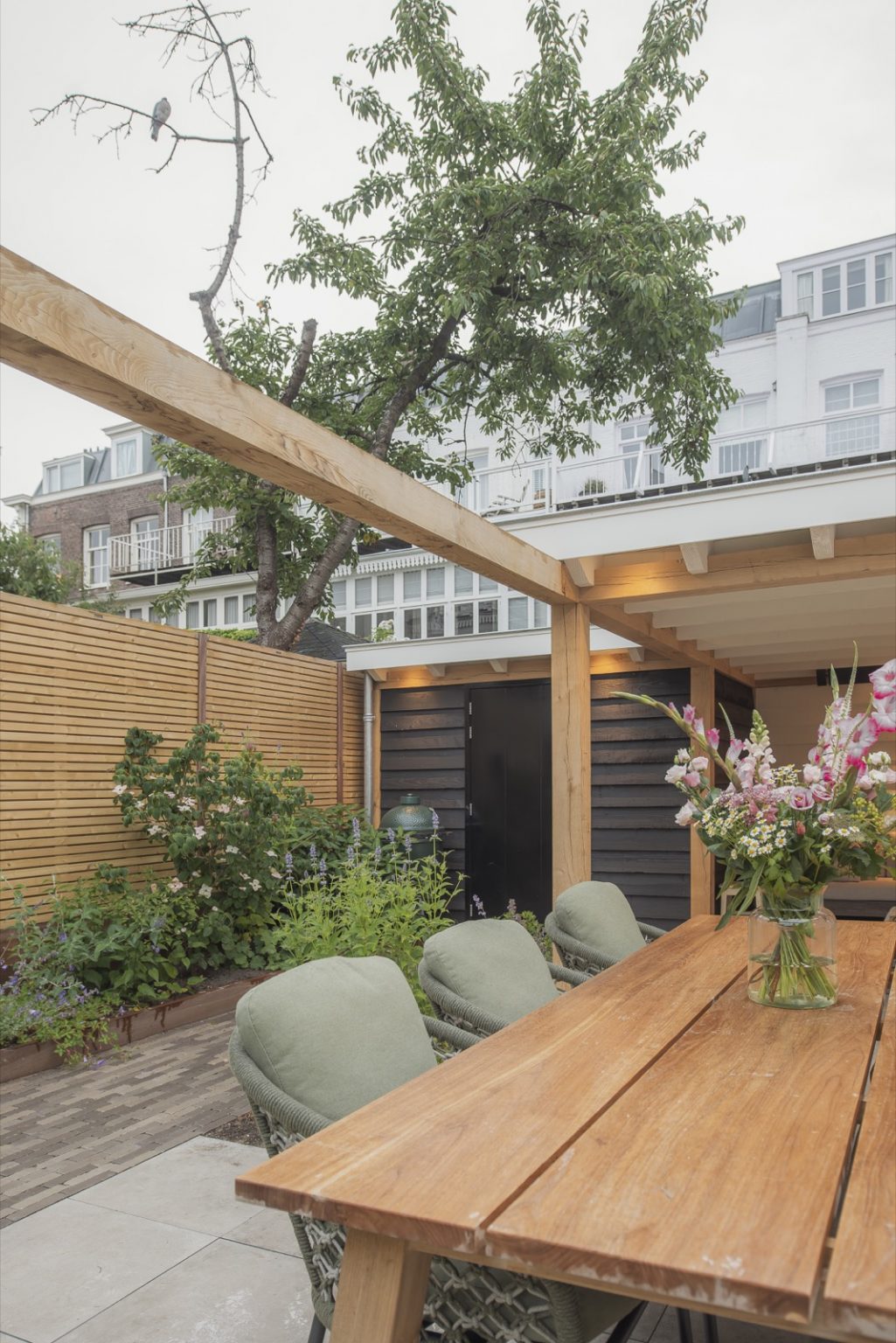 Overkapping met pergola Den Haag