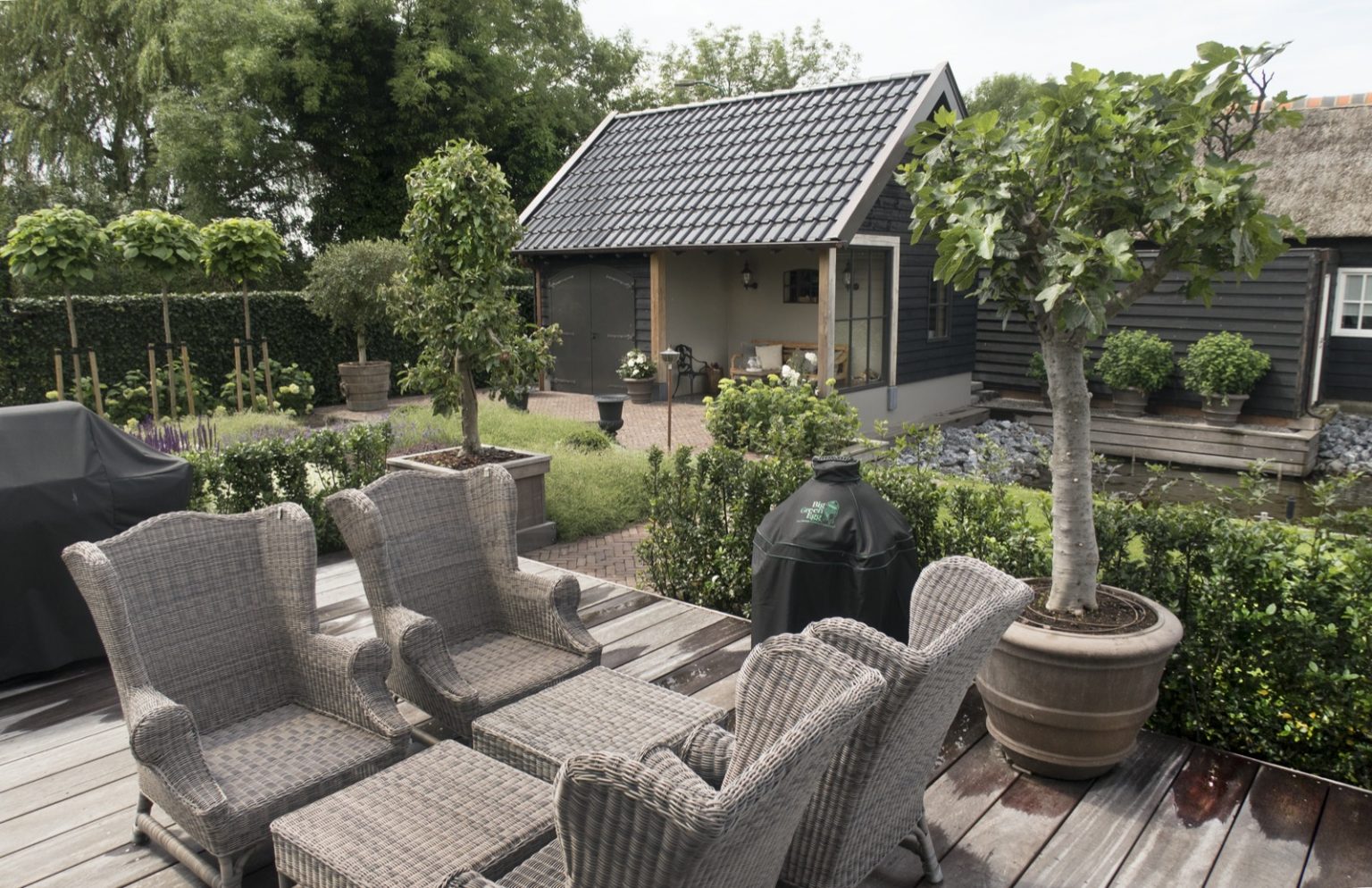 Thatched classic home with contemporary details