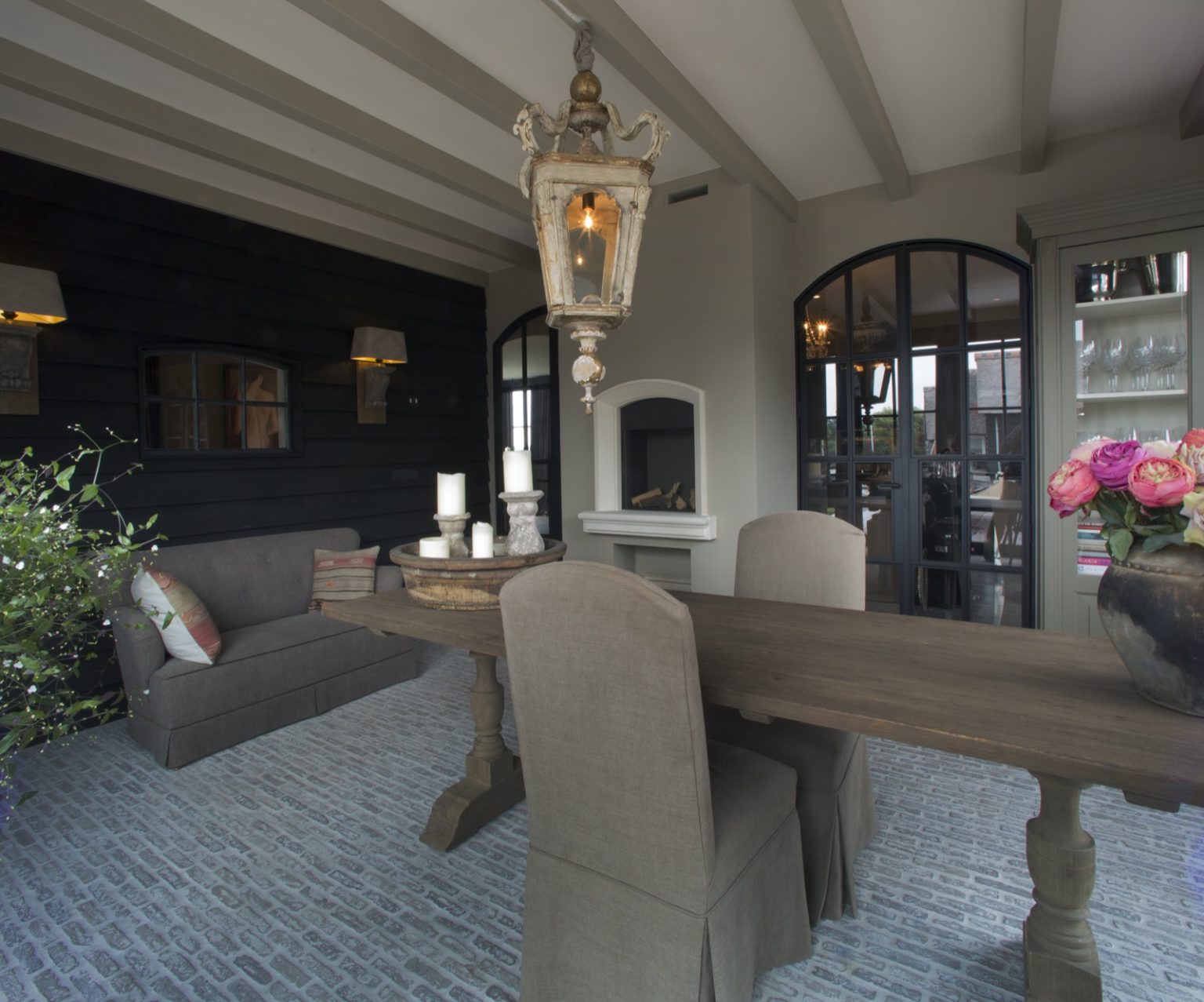 Thatched classic home with contemporary details