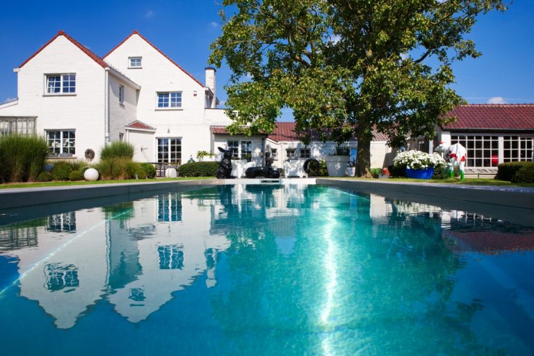 Exclusive stainless steel pool Overijse