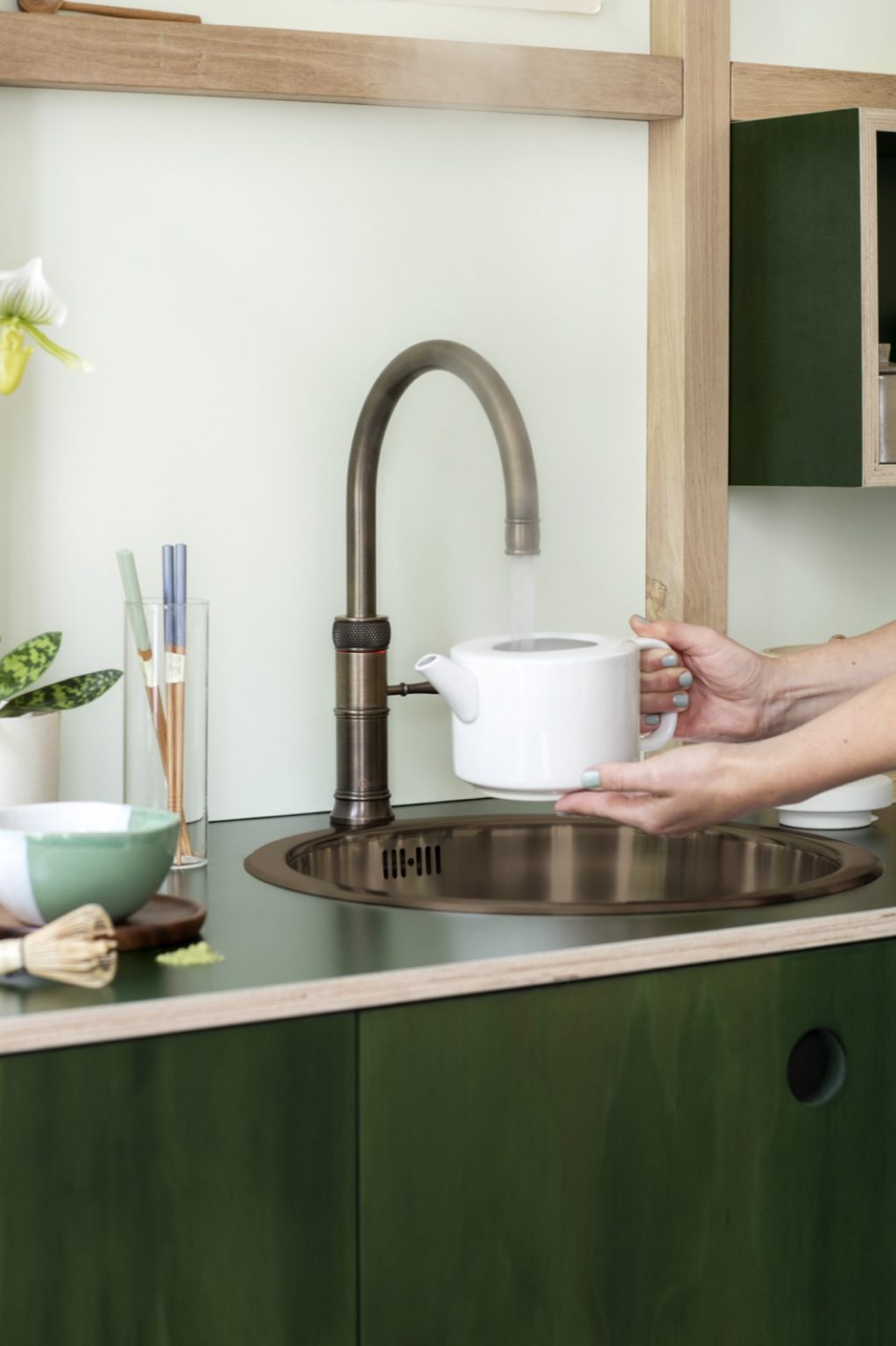 Classic Fusion Round Messing patina