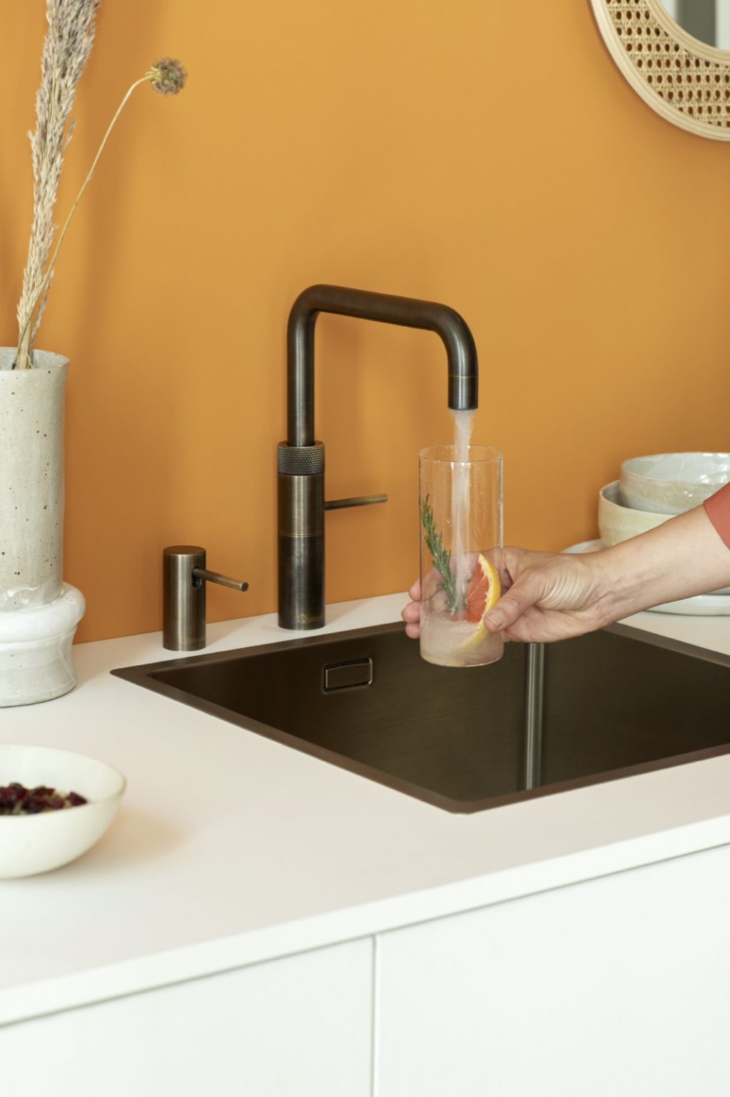 Fusion Square Messing Patina