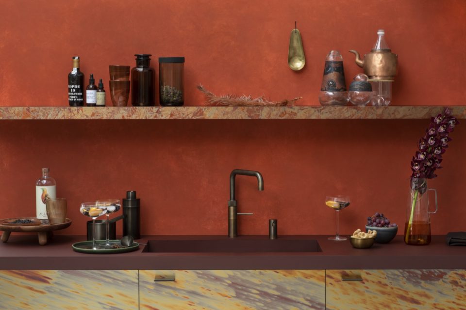 Fusion Square Messing Patina