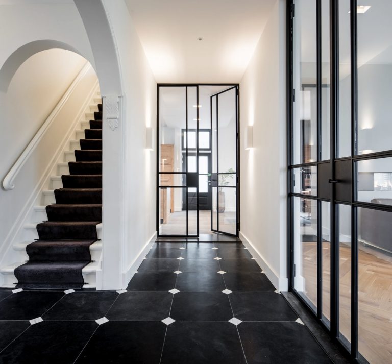 Steel doors in restored rectory - HOOG.design - Exclusive living inspiration