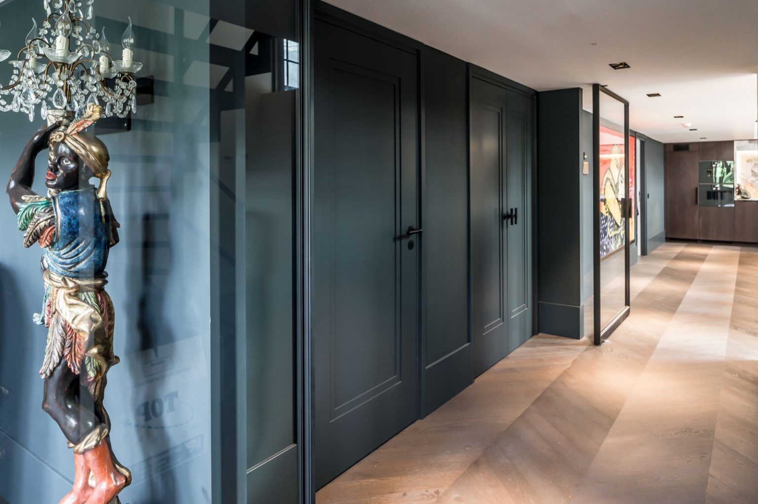 Sleek interior design