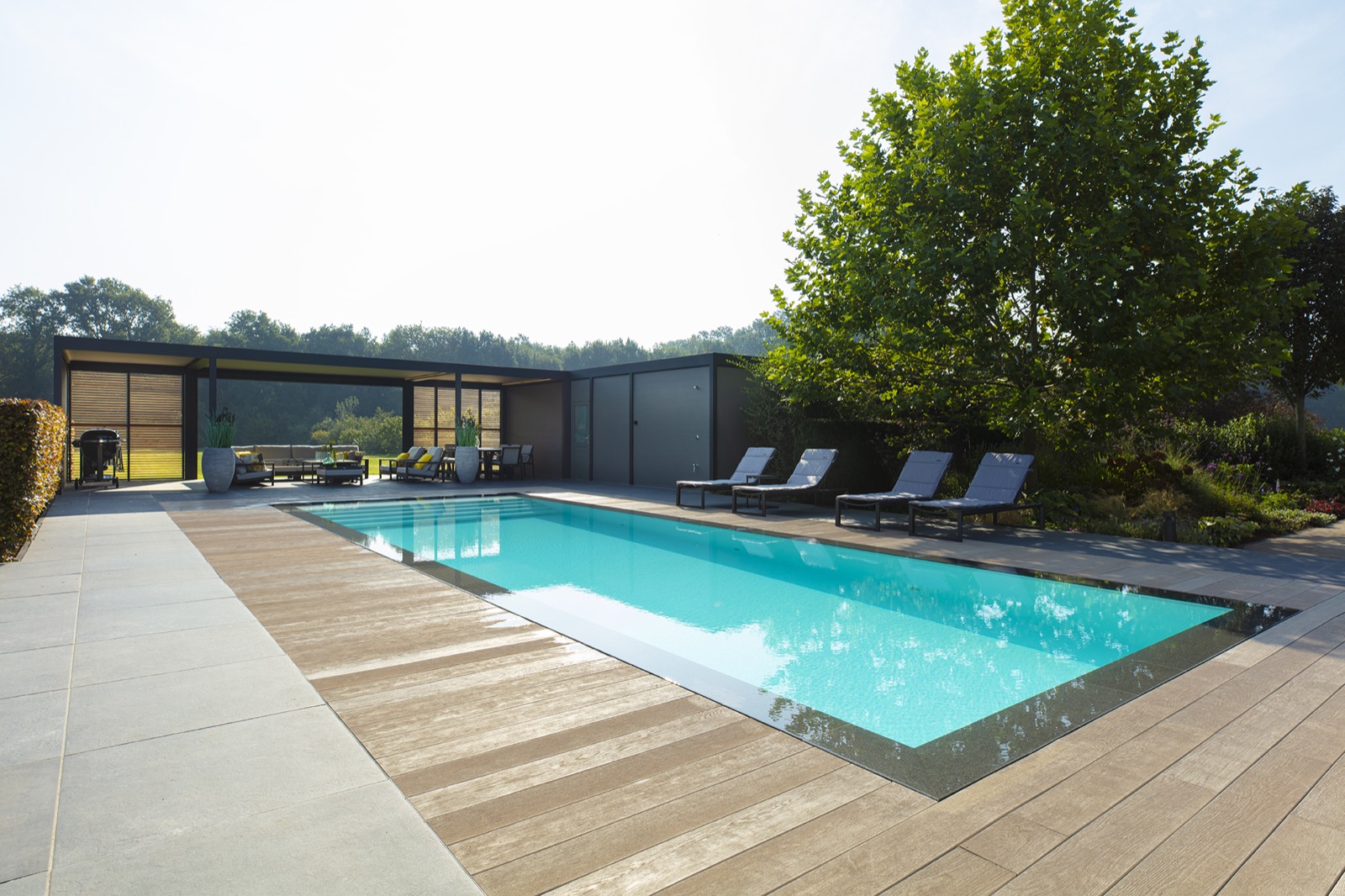 Custom infinity pool