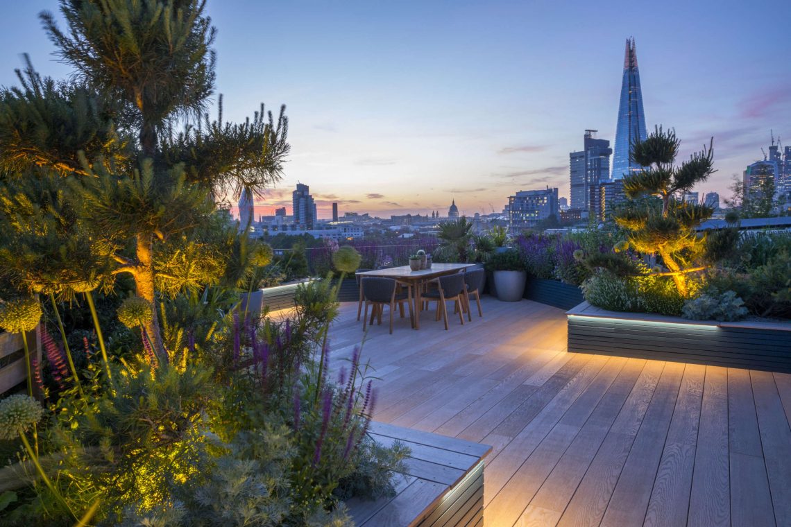Roof garden design London