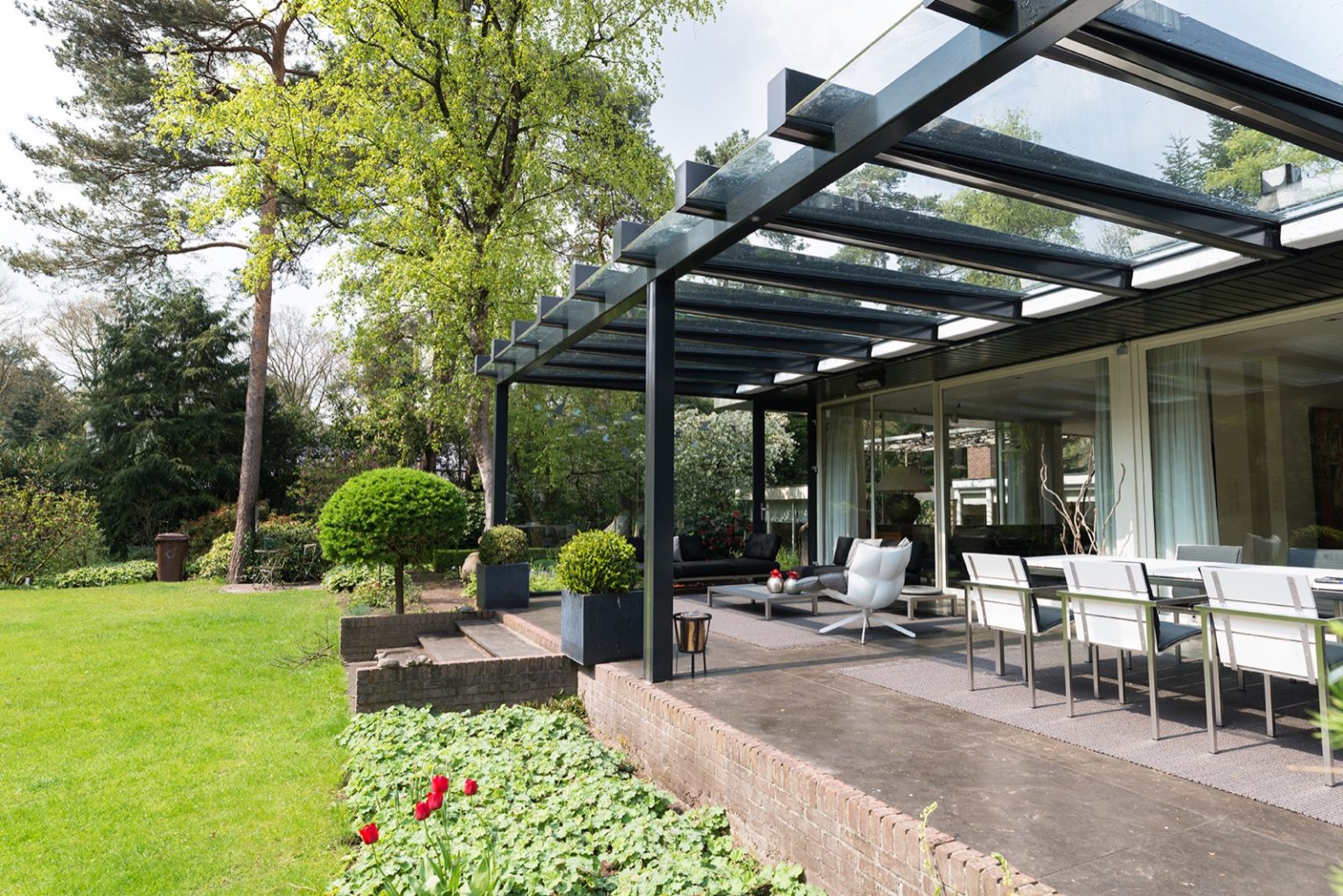 Stalen overkapping glas Vigo – Zeist