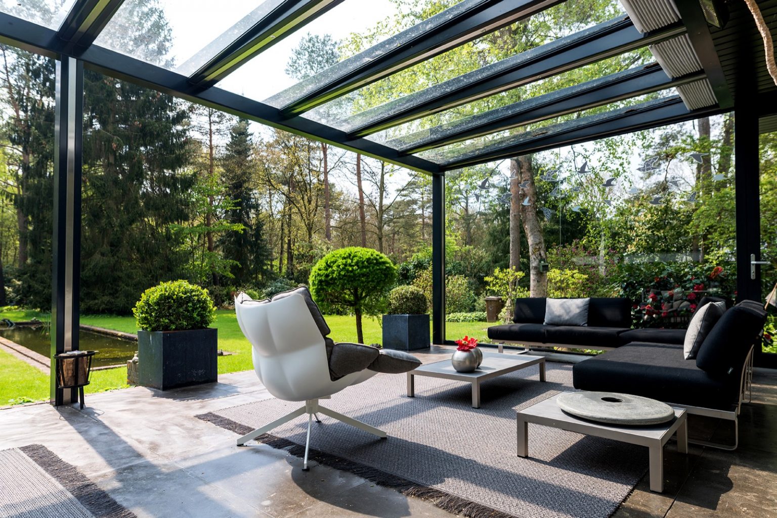 Stalen overkapping glas Vigo – Zeist