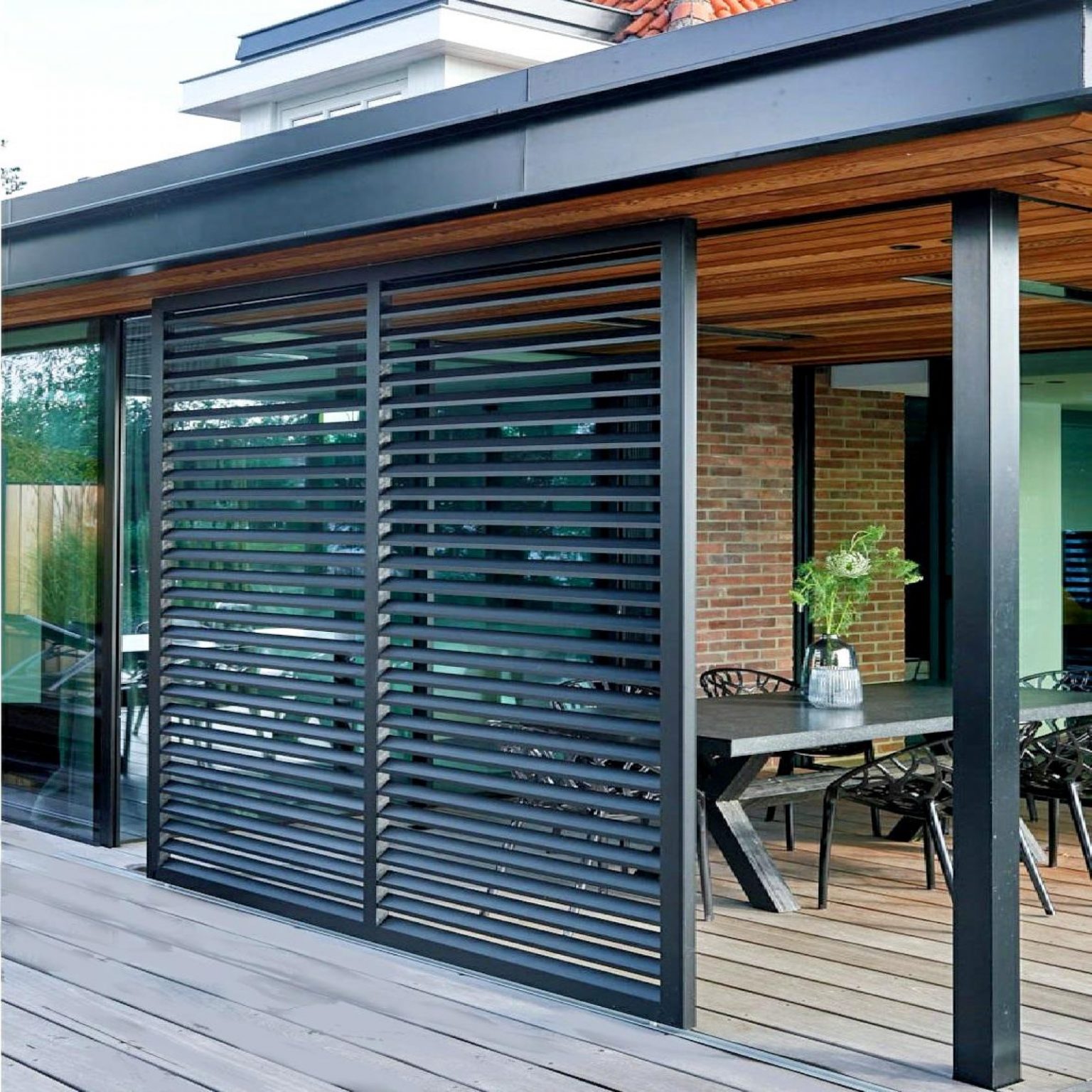 Outdoor shutters
