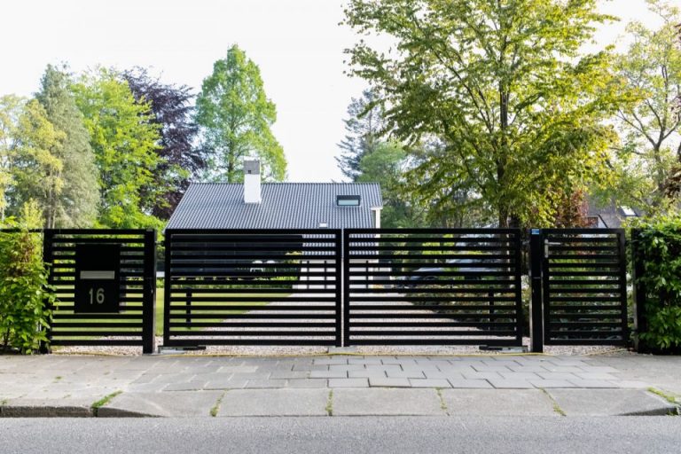 Modern garden gate