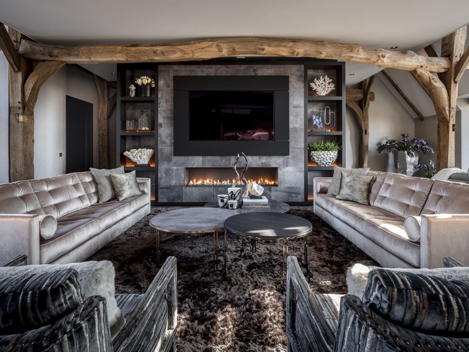 Luxury residential farmhouse