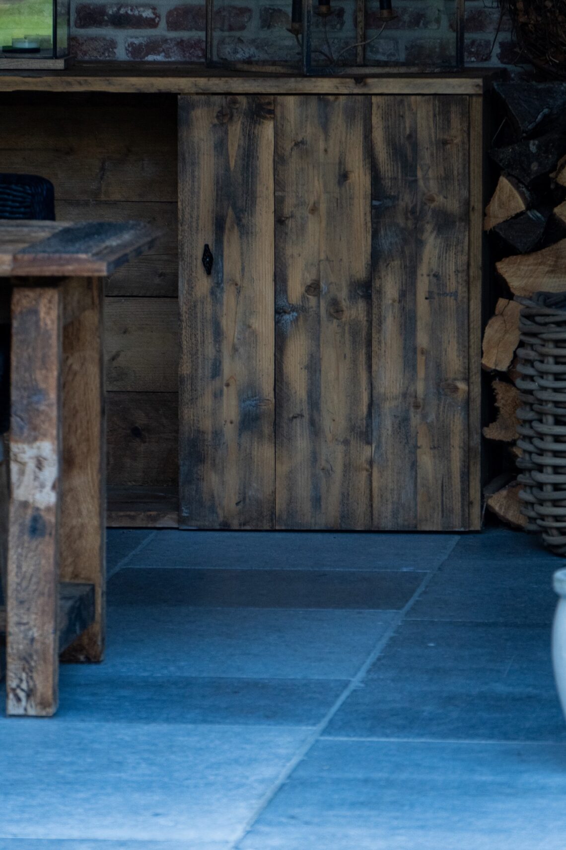 Belgische Blauwe Steen Terras Zwembad