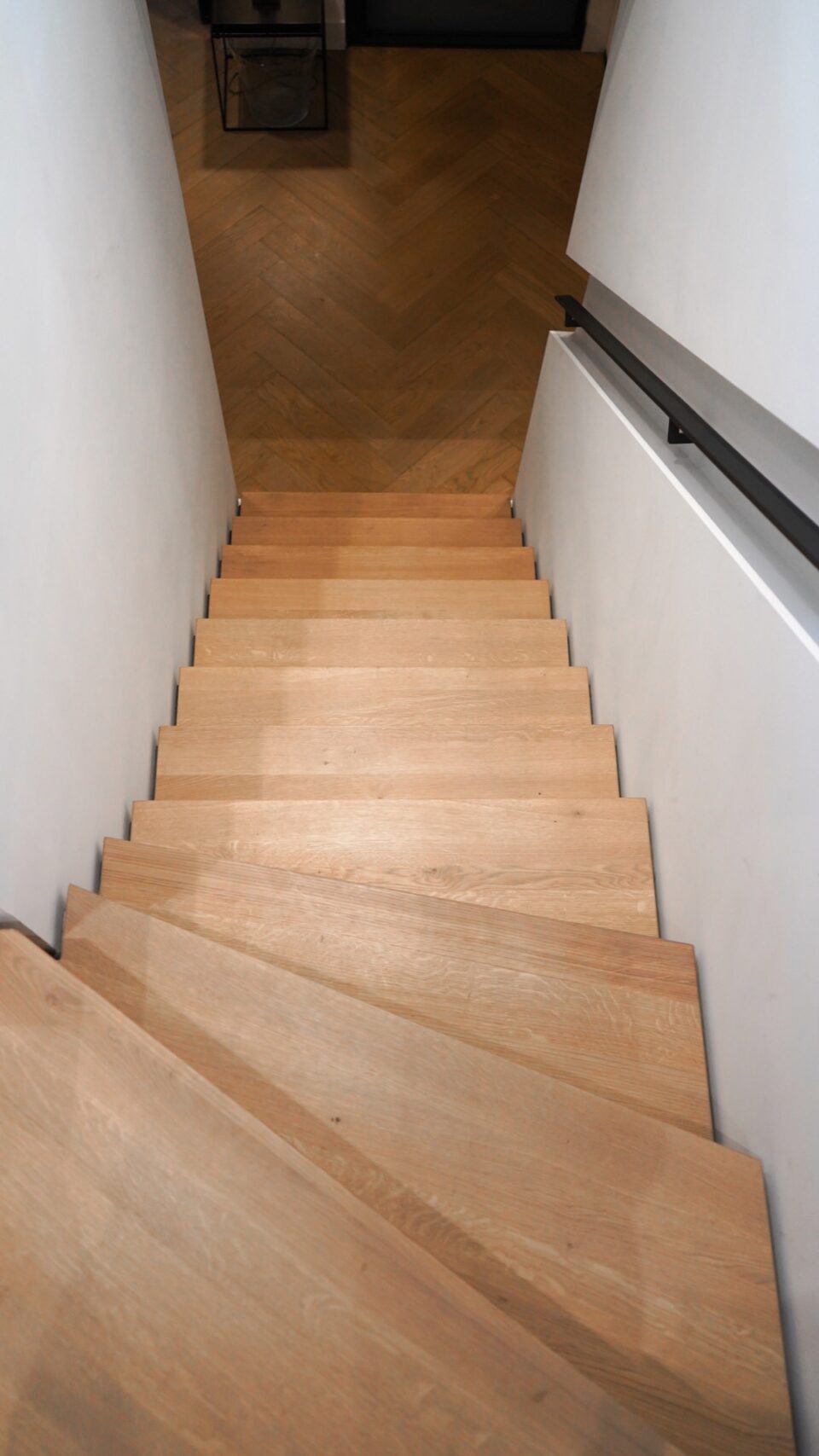 Houten trap in Amsterdam