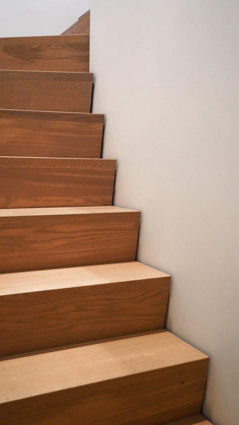 Houten trap in Amsterdam