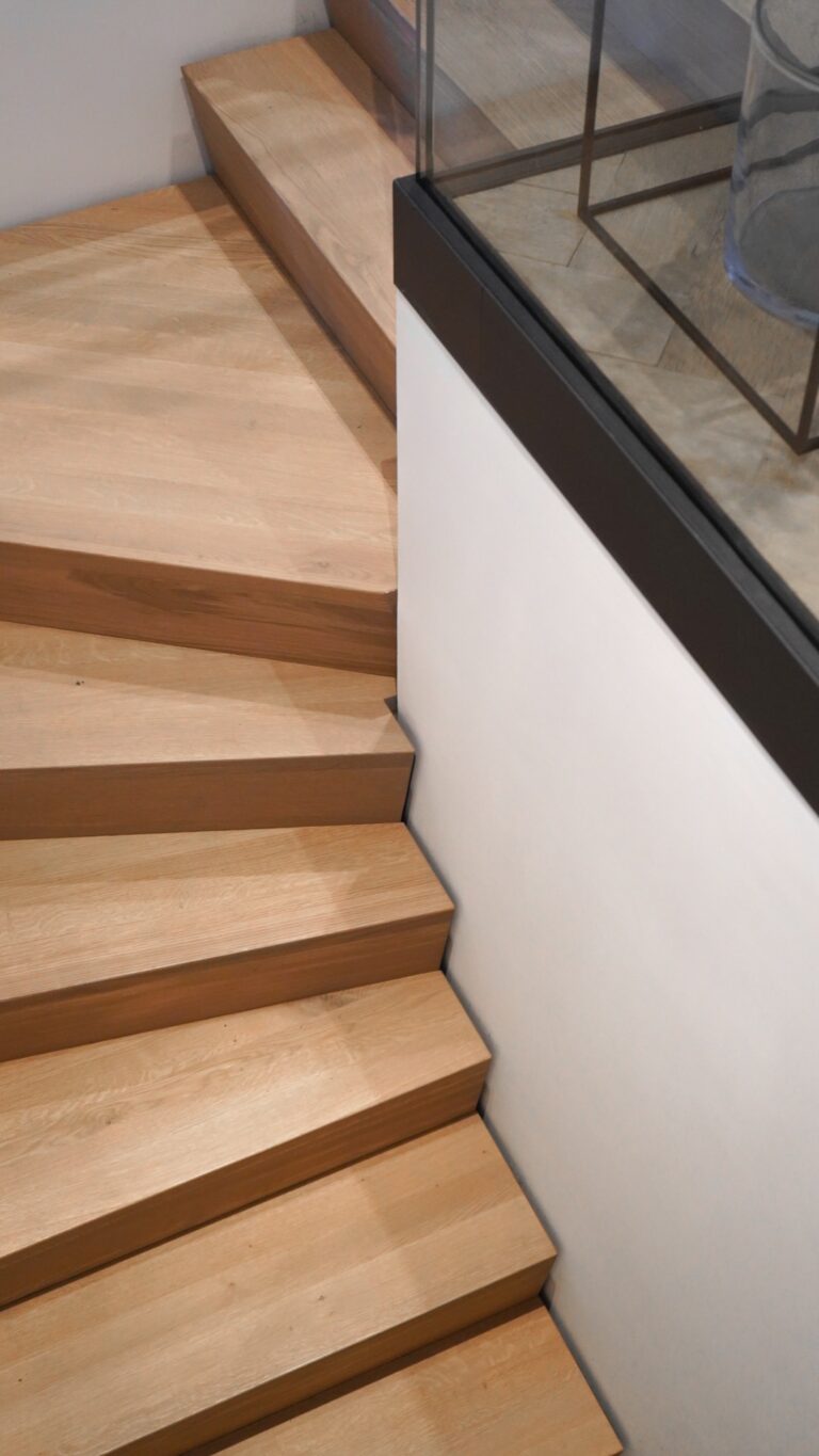 Houten trap in Amsterdam