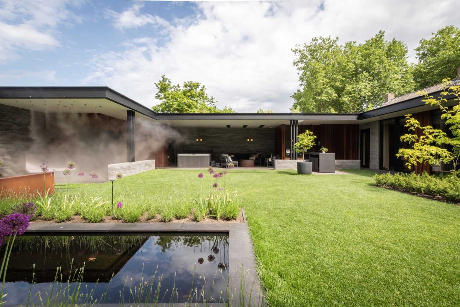 Residential house with exclusive interior