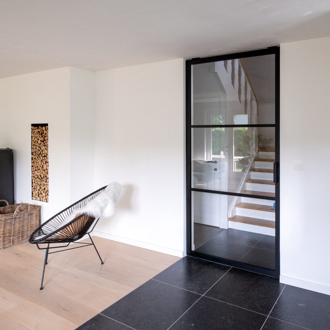 Modern steel doors