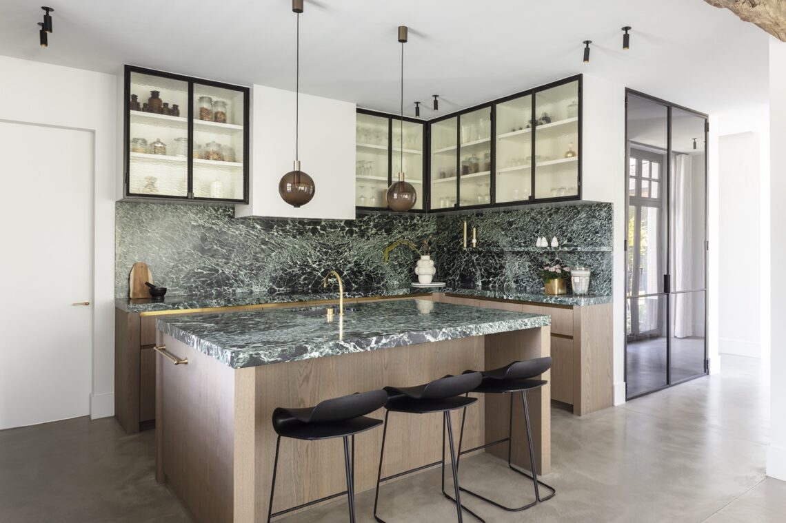 Contemporary authentic home with a modern interior