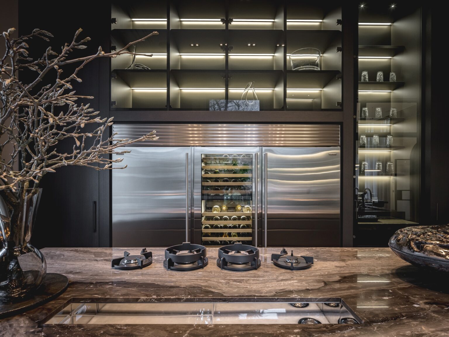 Luxury kitchen with prestigious look