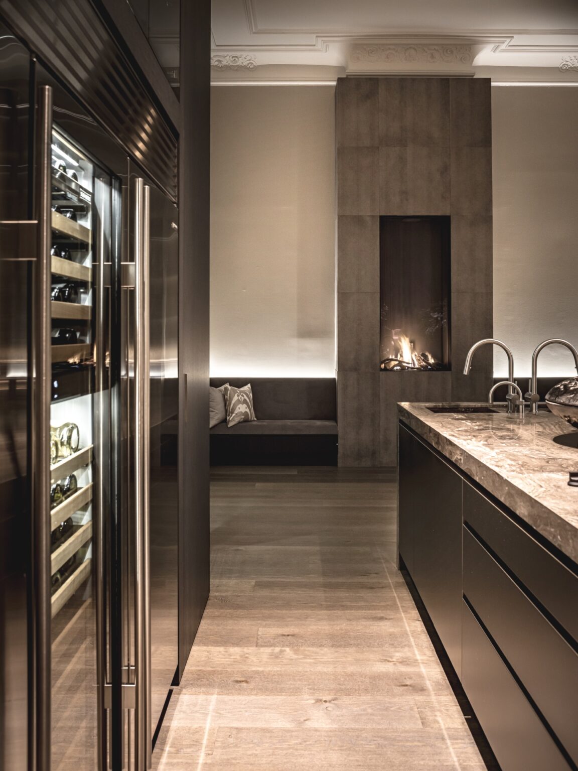 Luxury kitchen with prestigious look