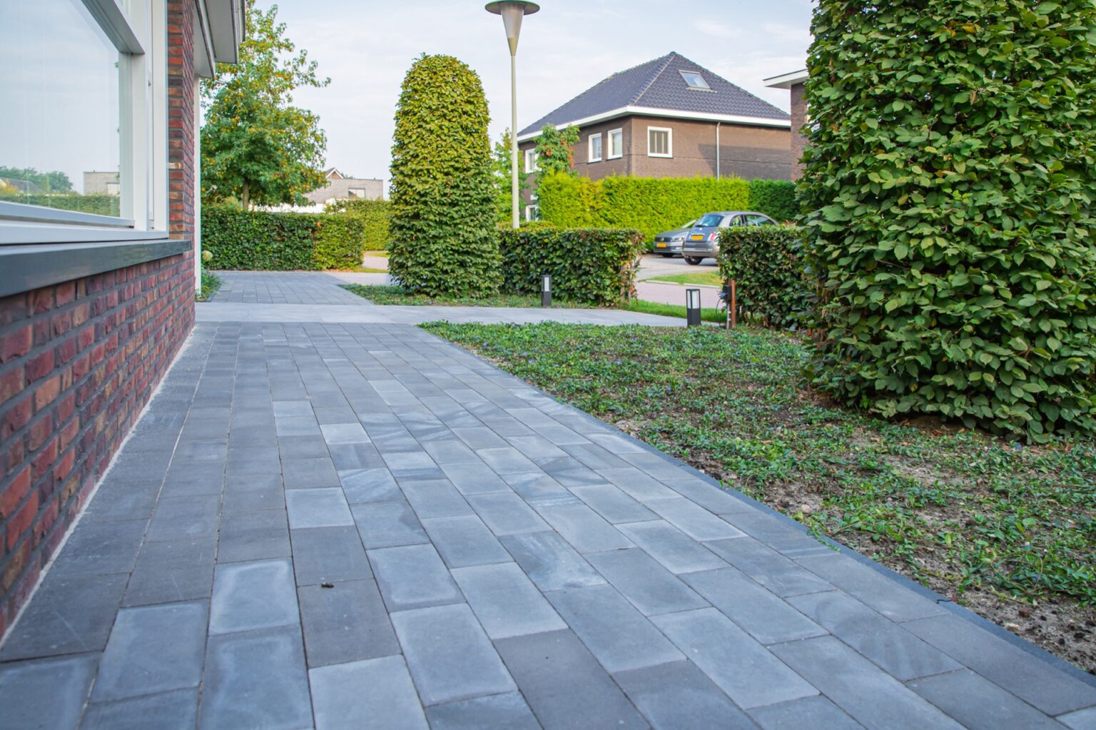 Project oprit en tuin