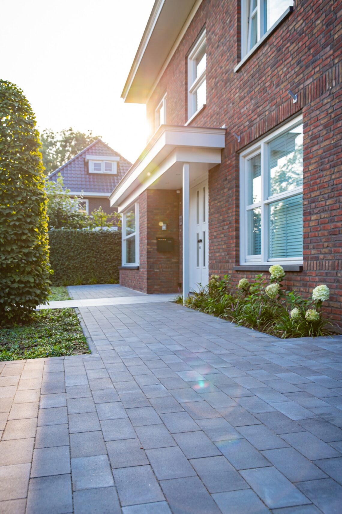 Project driveway and garden