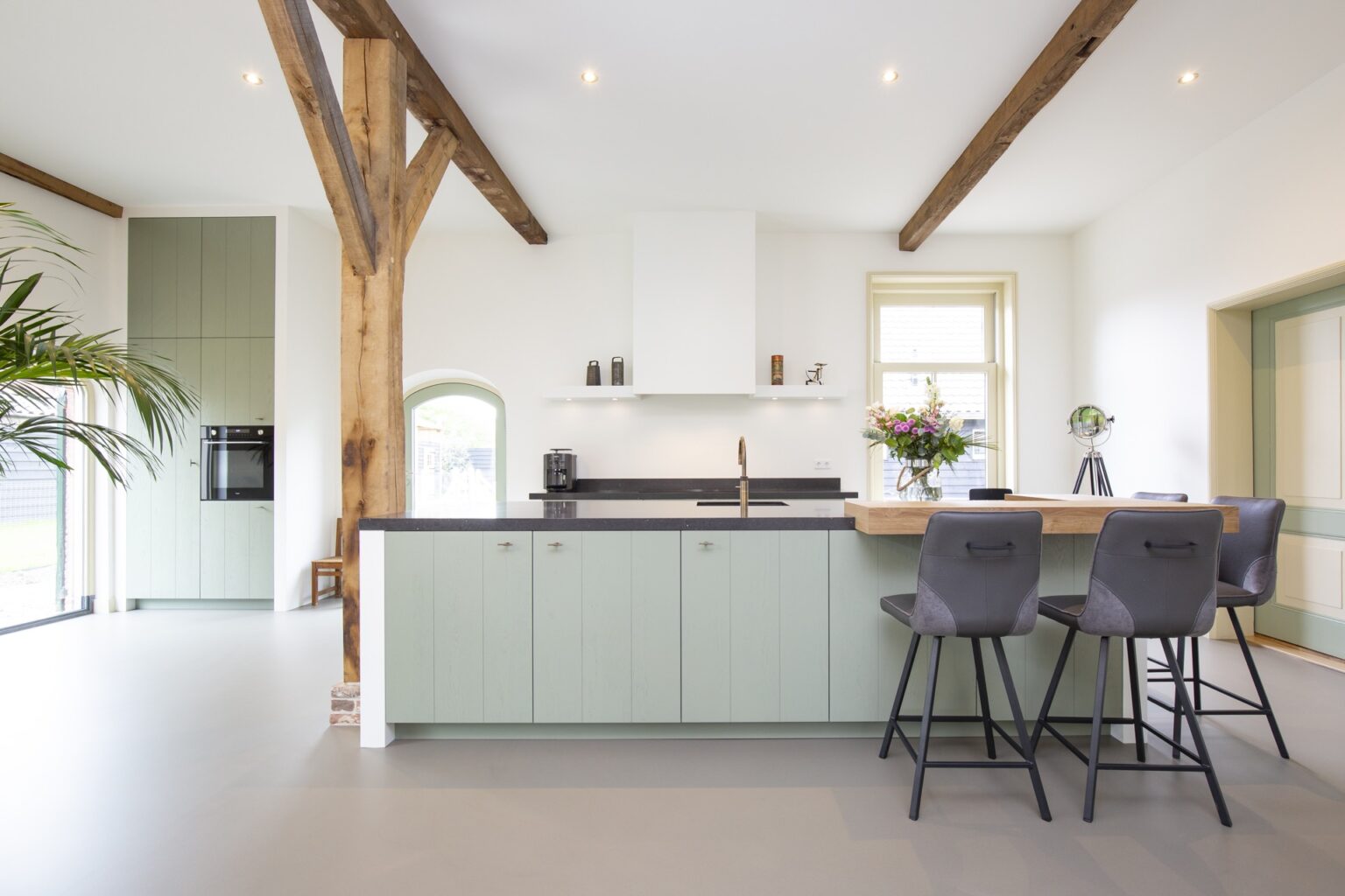 Landelijke keuken in monumentale boerderij