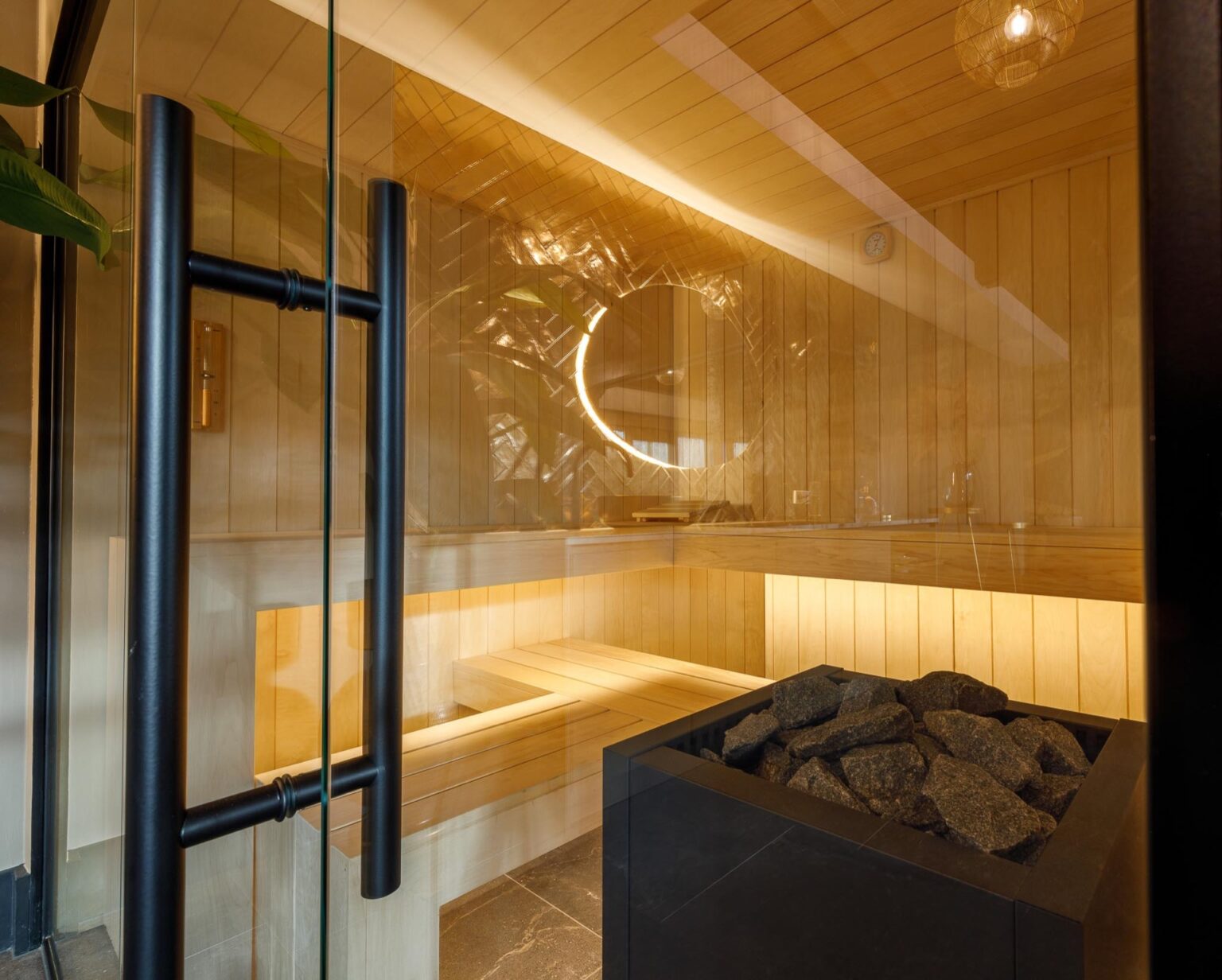 Luxury pool house with complete home spa