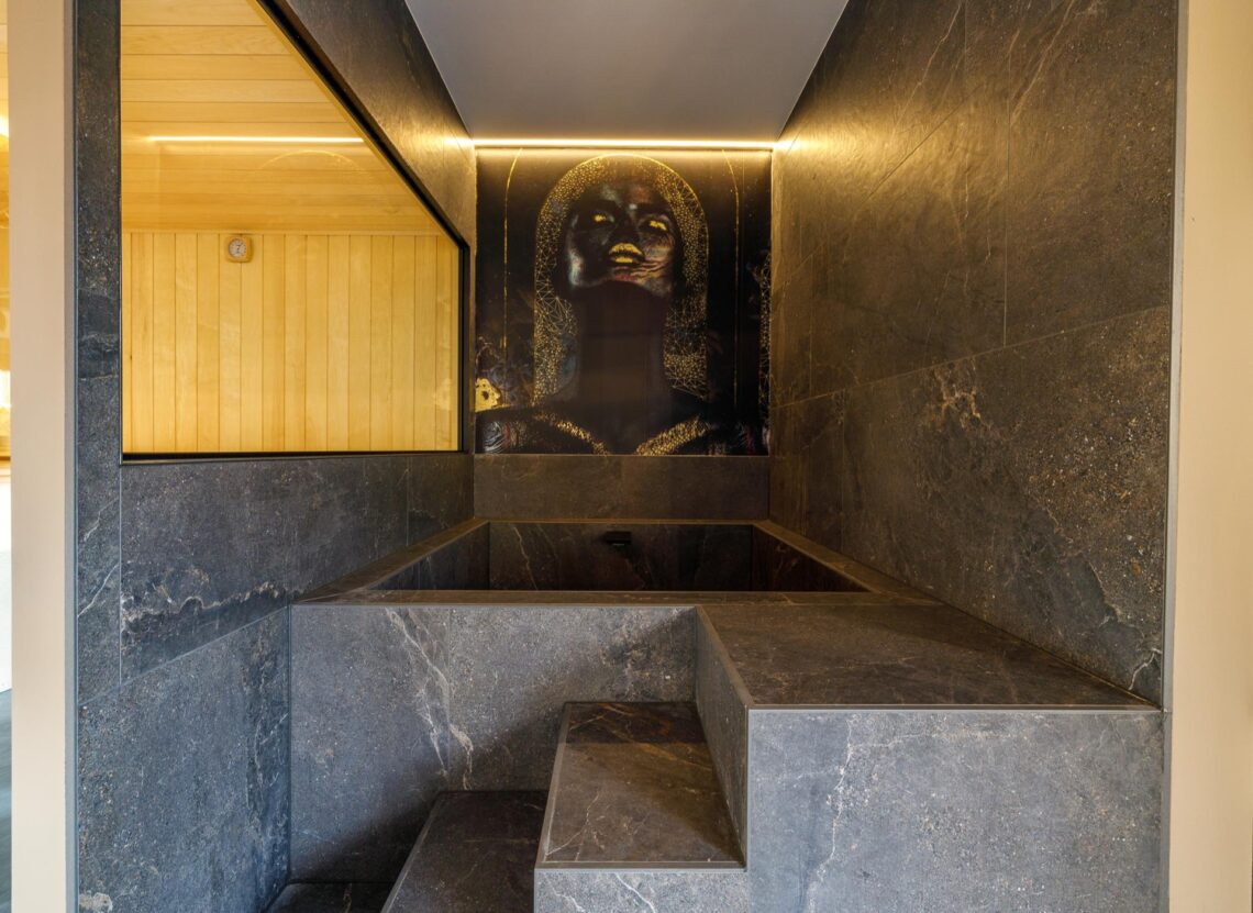 Luxury pool house with complete home spa