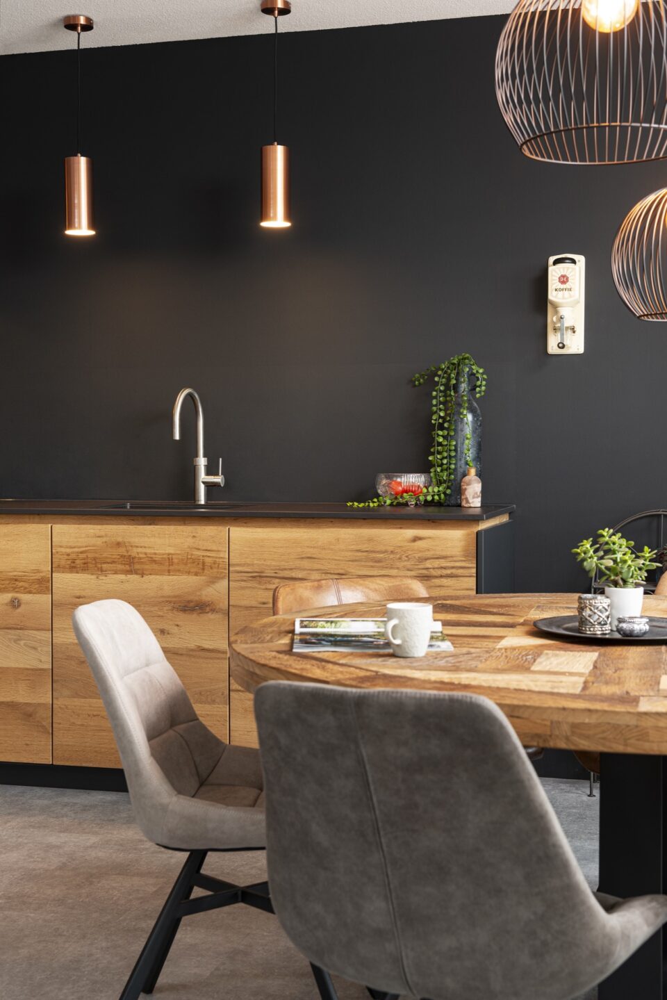 Modern old oak kitchen