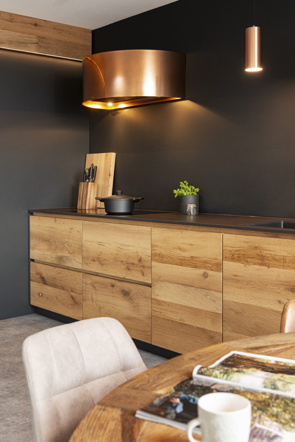 Modern old oak kitchen