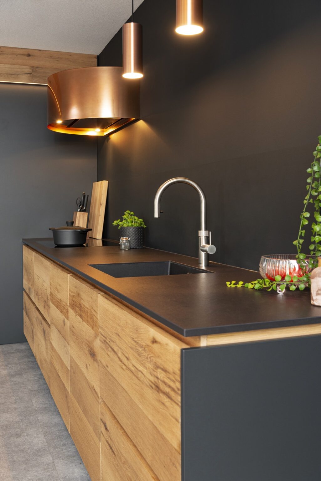 Modern old oak kitchen