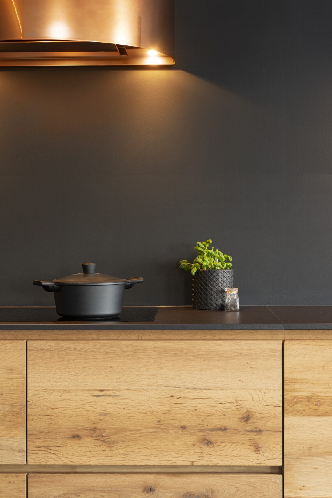 Modern old oak kitchen