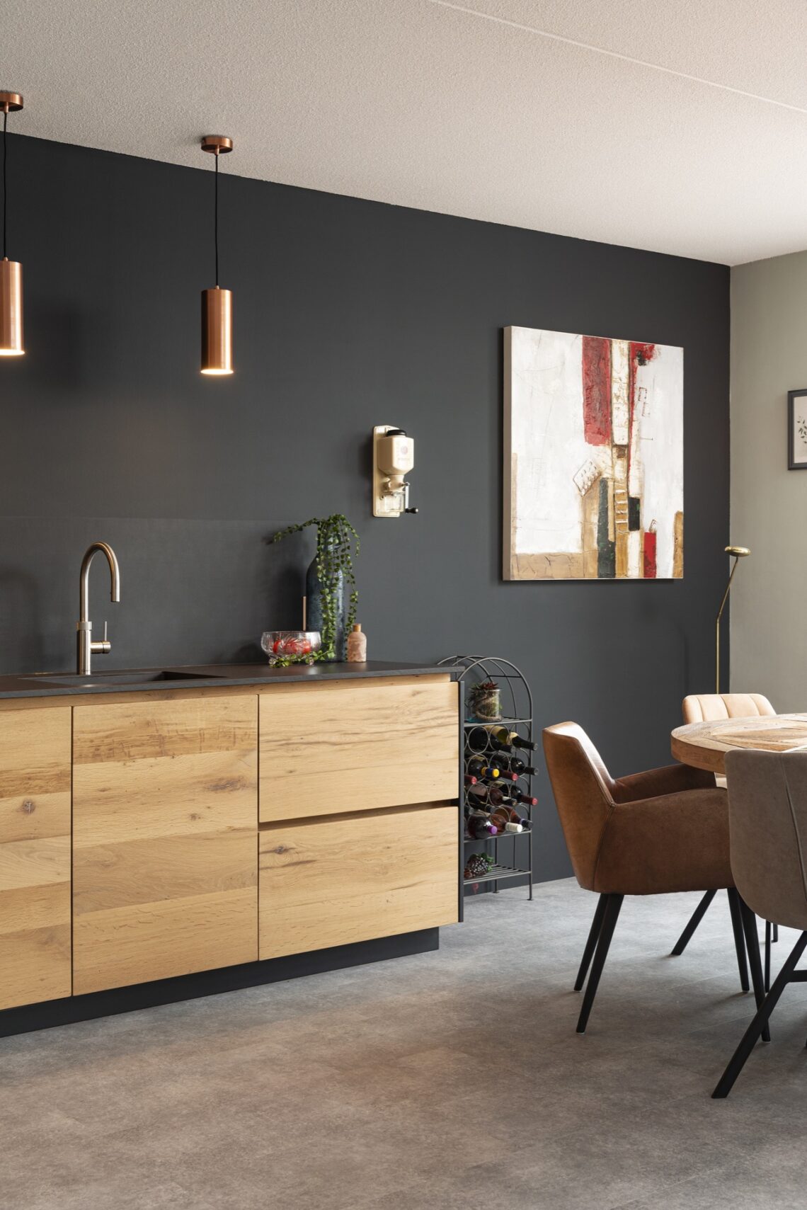 Modern old oak kitchen