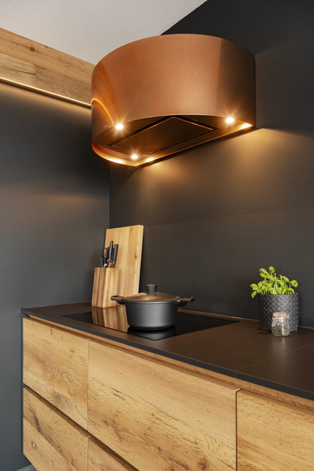 Modern old oak kitchen