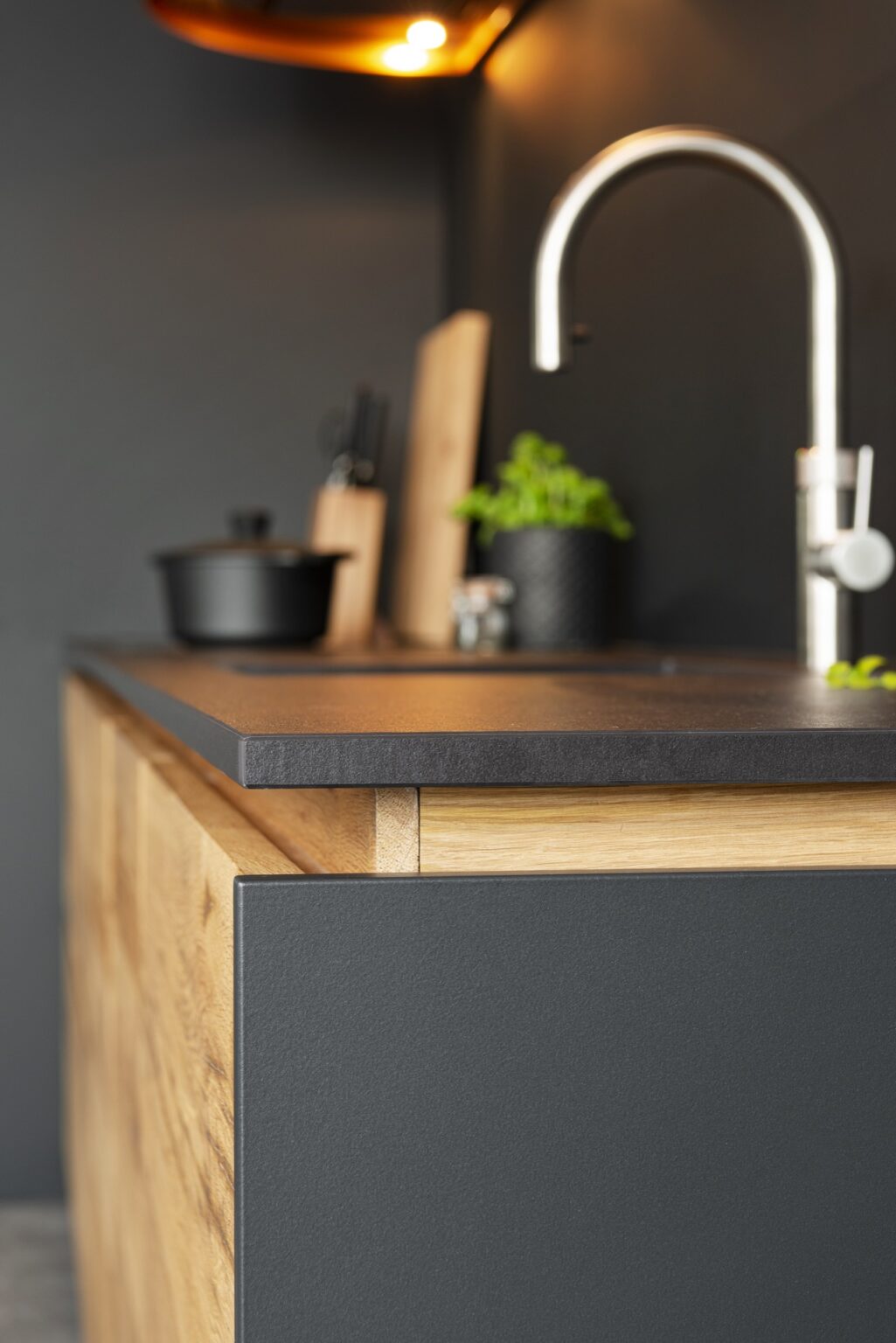 Modern old oak kitchen