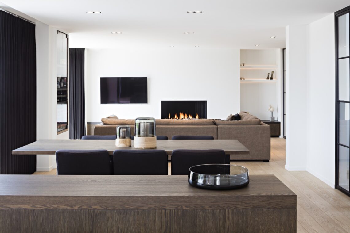 Interior design with cozy atmosphere